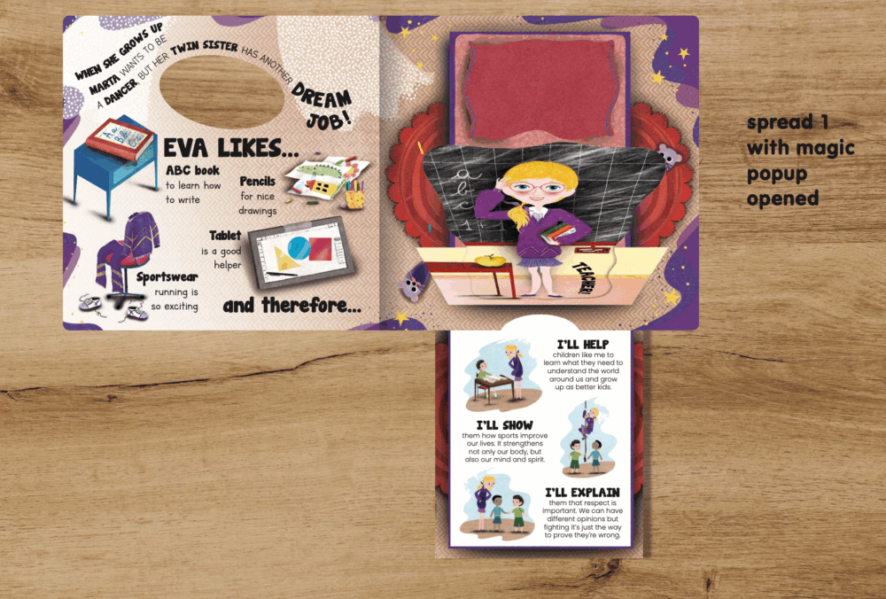 Dream jobs activity book - With incredible 3D kids! - DACO